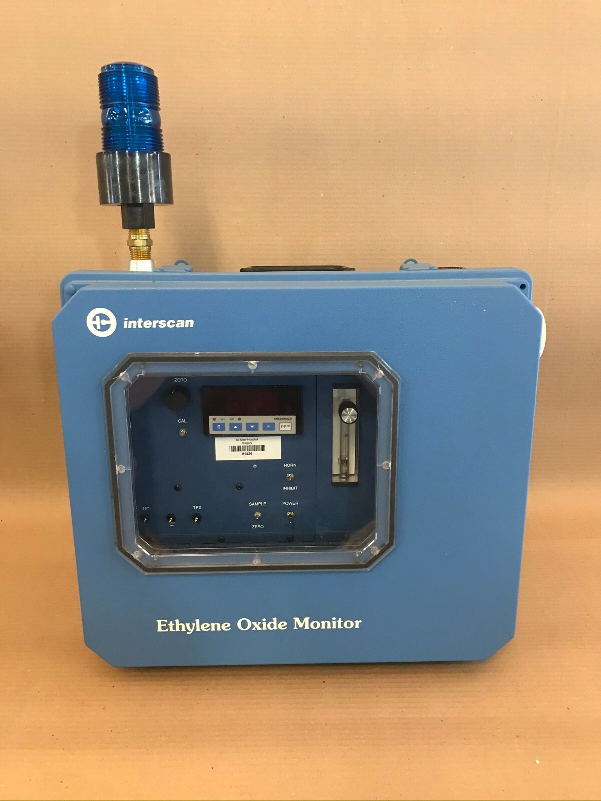 Interscan LD20-H Single Point Gas Monitor System 1.5 Amp 115V Ethylene ...