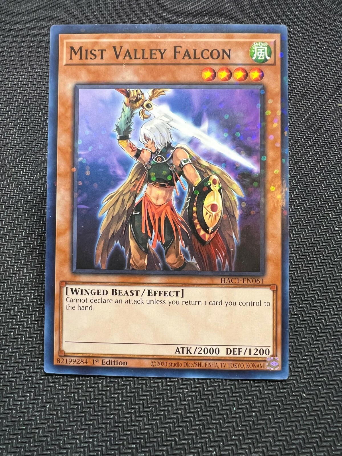 Mist Valley Falcon (Duel Terminal) HAC1-EN061 Common YuGiOh | eBay