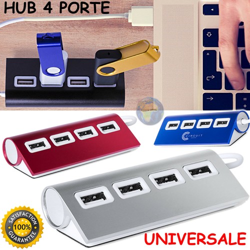 HUB Multiplier Adapter 4 Port USB Power Strip Cables Split For PC ...