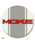 Mini Moke Emblem Round Aluminum Sign - Aluminum - 14 colors - Made in ...