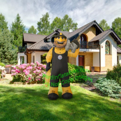 7' AirBlown LED Self-Inflatable NFL Pittsburgh Steelers Steely McBeam ...