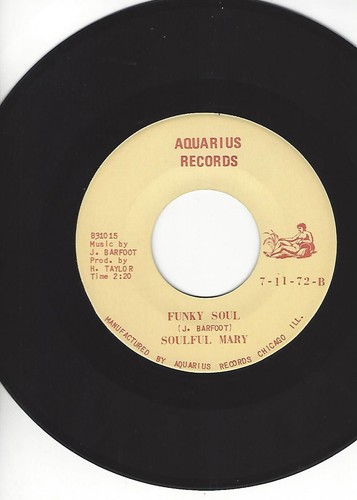 FUNK INSTRUMENTAL- SOULFUL MARY- "FUNKY SOUL"/"REEP WHAT YOU SO ...