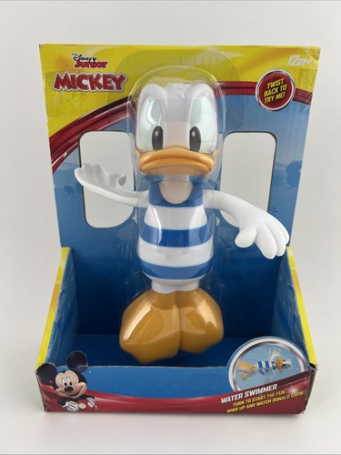 NEW** Disney Junior Donald Duck Pool Bath Swim Kids Baby Toy Wind Up ...
