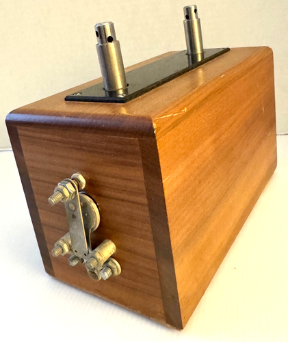 Antique Cenco Ruhmkorff Induction Coil Spark Gap Lab Instrument 9"x7"x4 ...