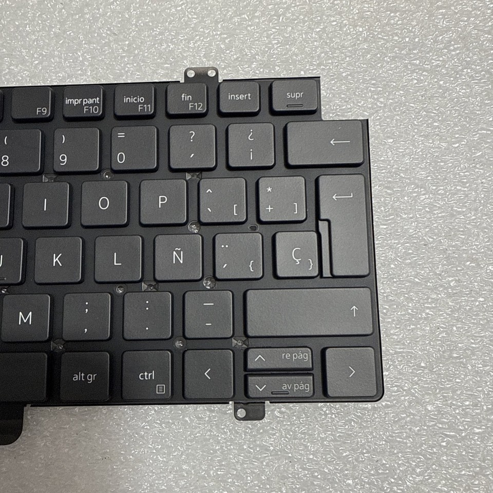 New DELL Latitude 5420 7420 7430 7520 Keyboard Backlit Spanish Teclado ...