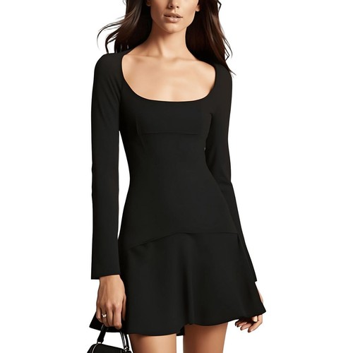 A.L.C. Womens Pintuck Fit & Flare Dress BHFO 3345 | eBay