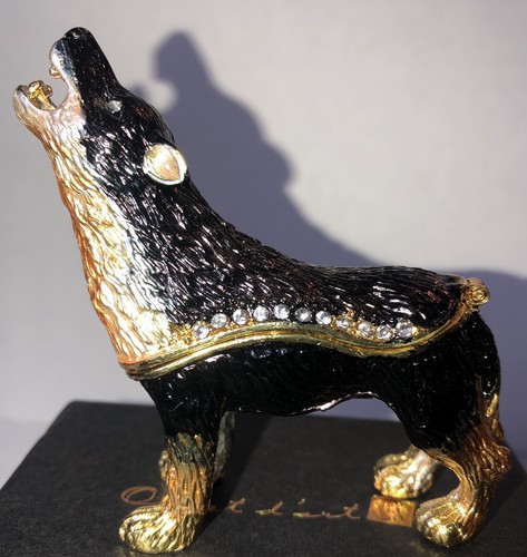 Tundra American Wolf Trinket Box 2008 Art Form Fine Collectables | eBay