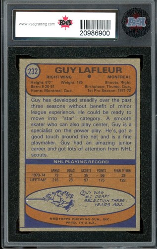 1974-75 Topps - #232 Guy Lafleur for sale online | eBay