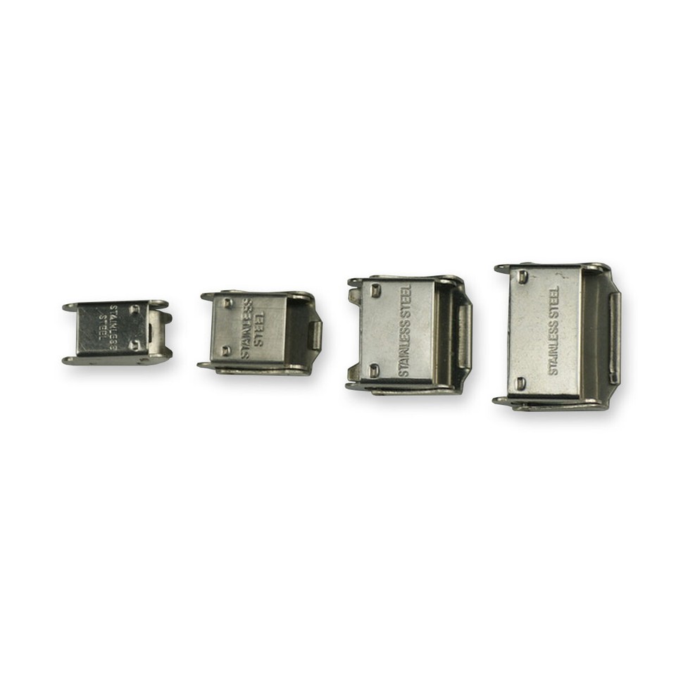 Sliding buckle clasps security clamp style 7mm-18mm watch straps ...