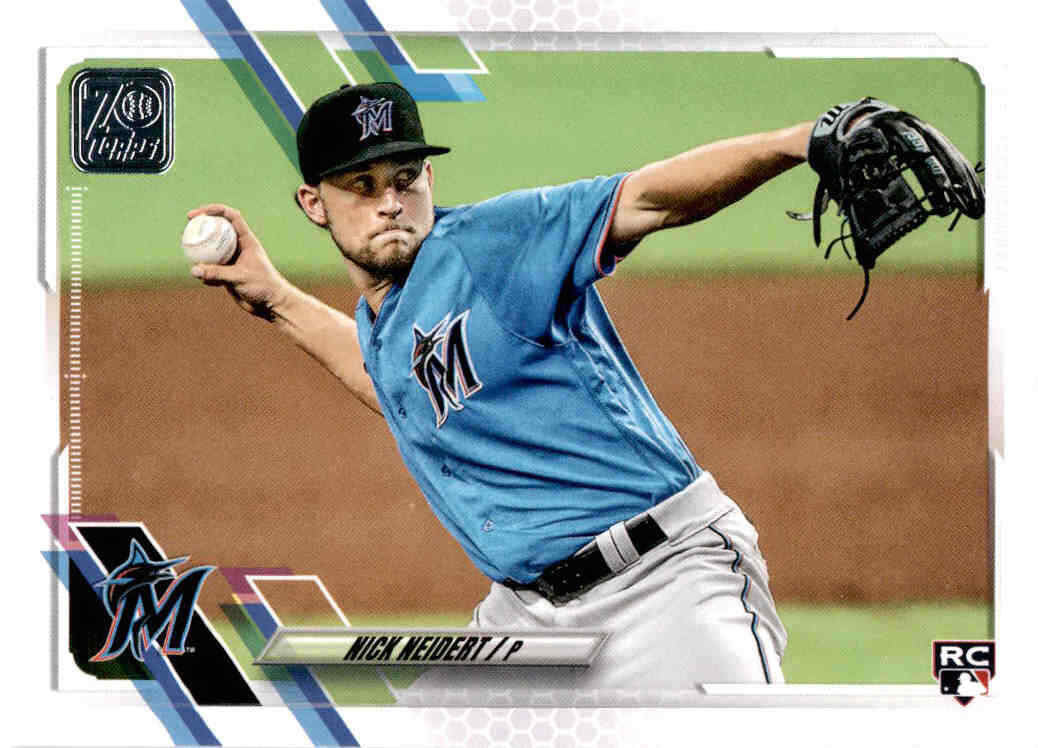2021 Topps #324 Nick Neidert Marlins Rookie Card RC | eBay