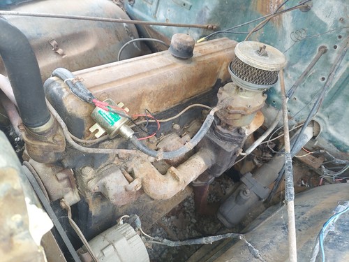 Chevy Stovebolt 235 engine, Excellent runner from 1954 3 window WILL ...