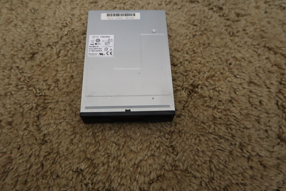 SONY MPF920 Floppy Disk Drive, 1.44MB, 3.5" Disk, 5VDC, 960mA, MPF 920 ...