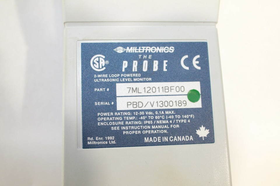 Milltronics 7ML12011BF00 level sensor NEW | eBay