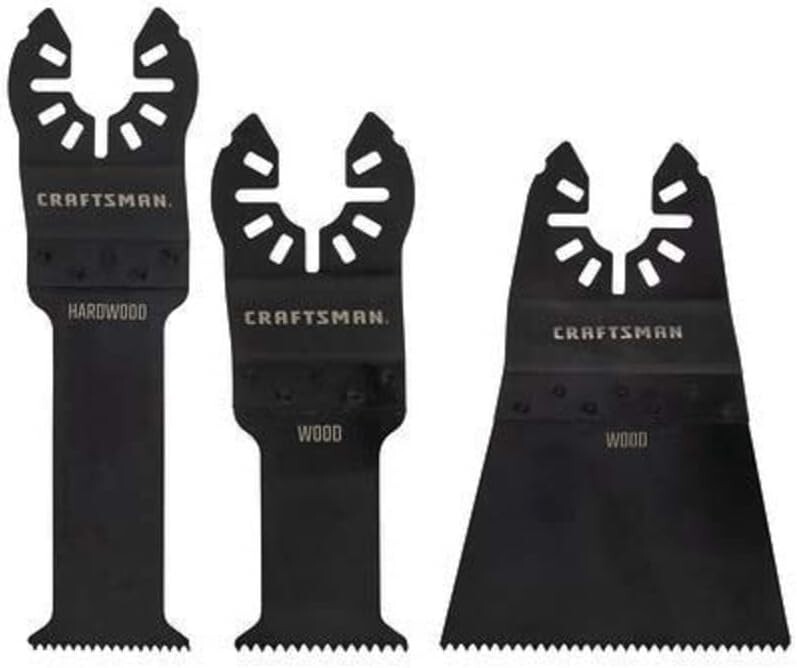 Craftsman Oscillating Tool Blades, 3-Piece Cutting Set (CMAO202 ...