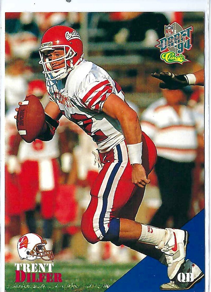 1994 Classic Draft 94 Trent Dilfer -Tampa Bay Buccaneers | eBay