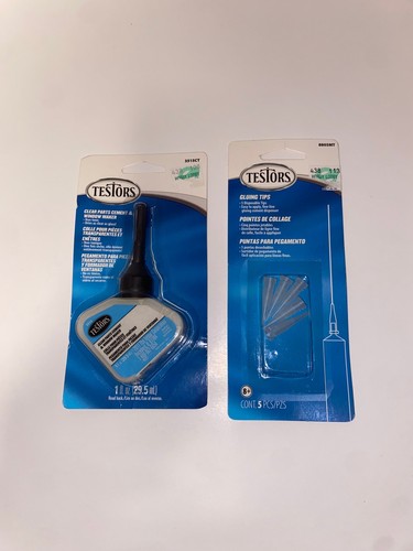 Testors Clear Parts Cement & Window maker for Model Kits Craft & Gluing ...