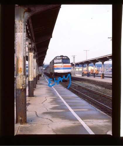 ATK Amtrak F40PH #283 Original UNMOUNTED Slide (120 Size) Sacramento CA ...