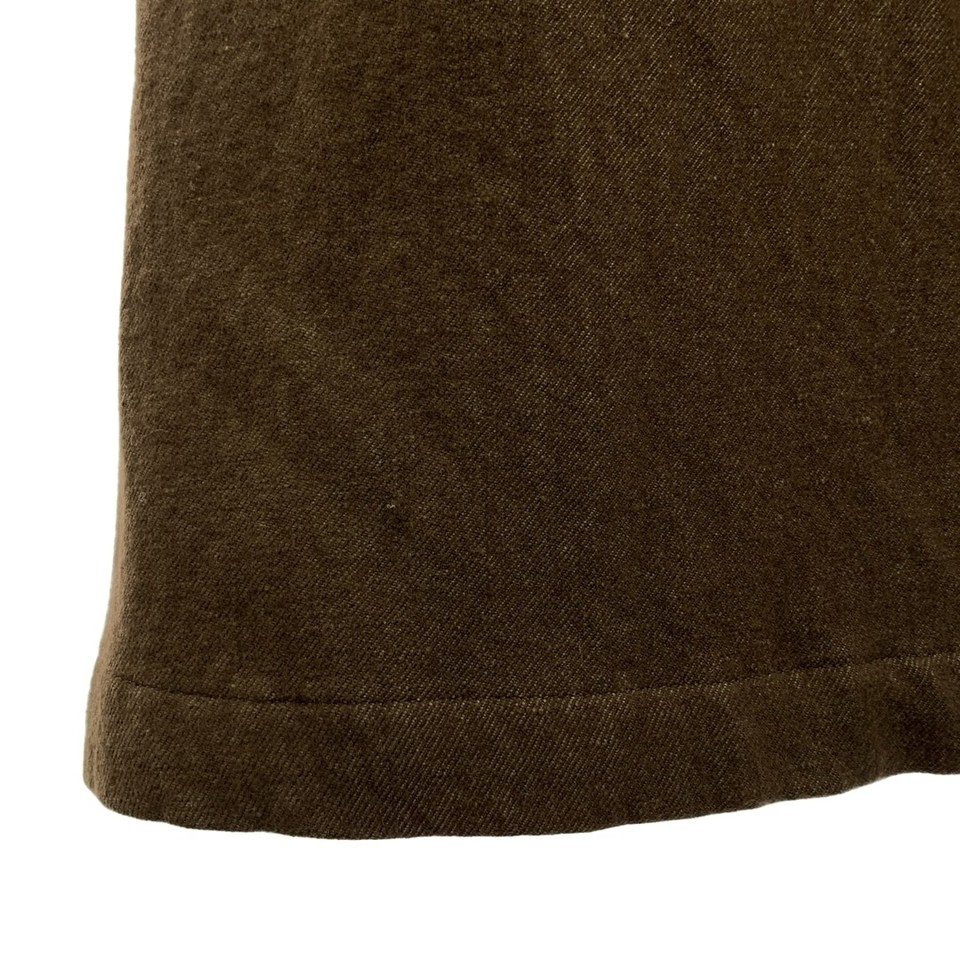 SONO CARL COAT Wool Oversized Balmain Collar Unisex L Brown Mens Used ...