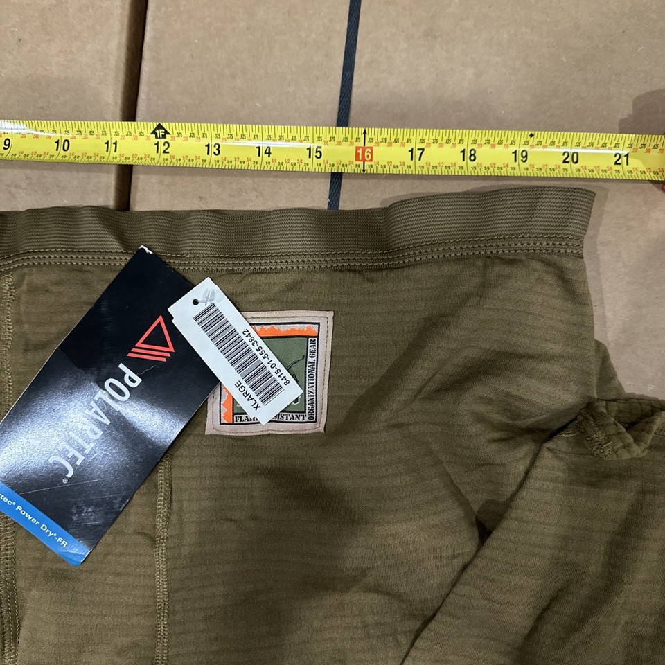New XLarge-Regular USMC Military Polartec Long Johns Bottoms Grid ...
