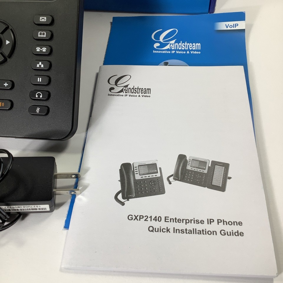 Grandstream GXP2140 HD IP Phone VOIP Innovative IP Voice Video Missing ...
