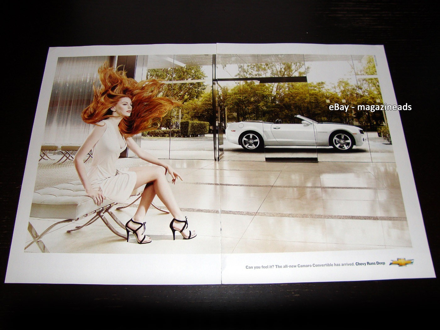 CHEVY Chevrolet Camaro 2-Page PRINT AD 2011 pretty woman in heels 2012 ...