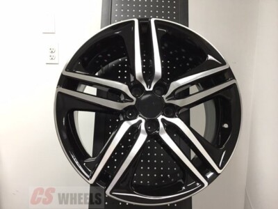 18" HFP STYLE ACCORD SPORT FITS HONDA CIVIC SI NEW BLACK ALLOY WHEELS ...