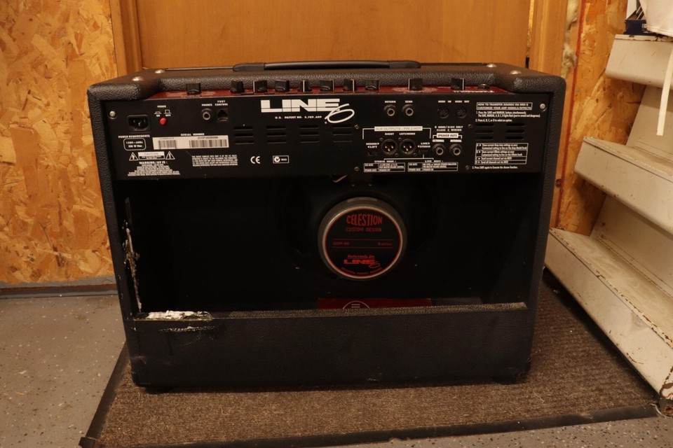 Line 6 Flextone II 60-Watt 1x12" + 1x12" extension cab and FB4 channel ...