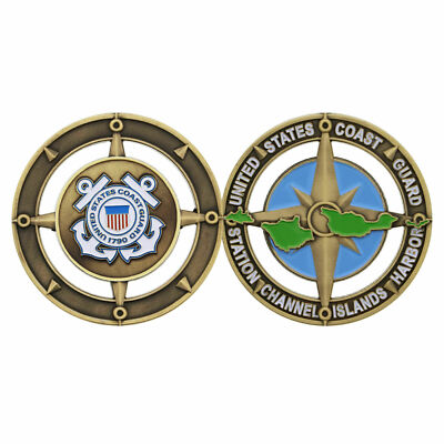 USCG COAST GUARD STATION CHANNEL ISLANDS HARBOR 1.75" CHALLENGE COIN | eBay
