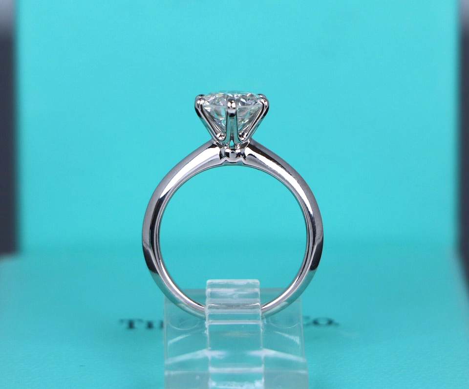 $47,800 Tiffany & Co Platinum 1.93ct Internally Flawless Diamond ...
