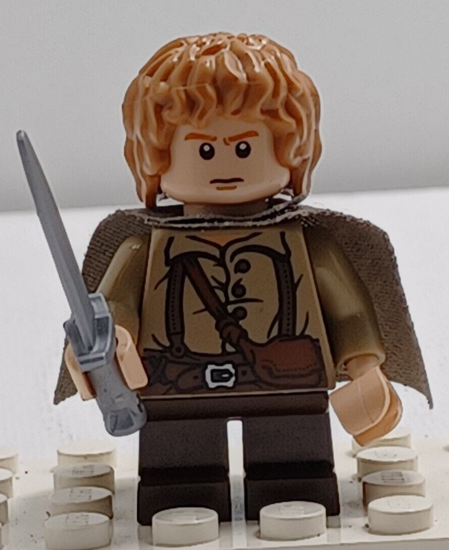 Lego Samwise Gamgee Minifigure Hobbit Lord of the Rings LOTR 9470 w ...