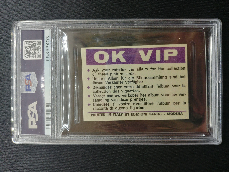 Sticker 1973 Panini OK VIP #182 JOE FRAZIER - CASSIUS CLAY PSA 3 | eBay