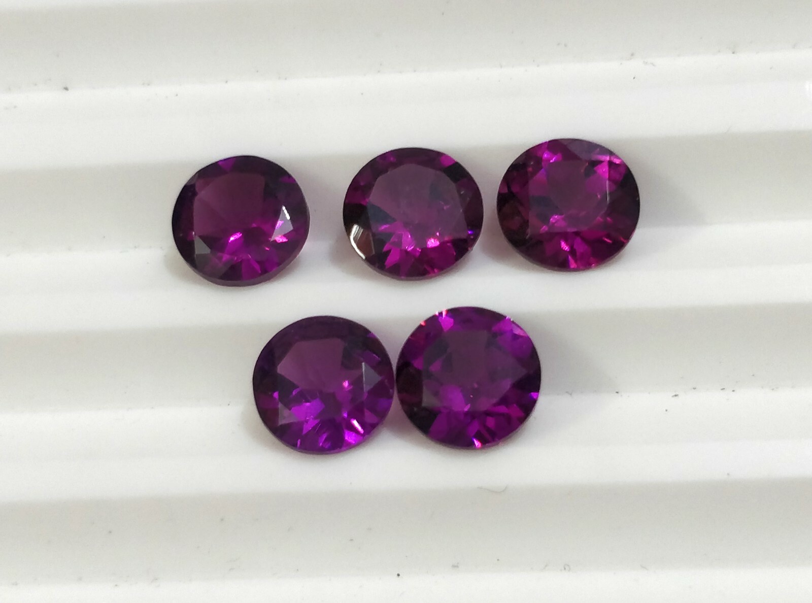 Natural Rhodolite Purple Garnet 6 mm Round Clean Gemstones Excellent ...