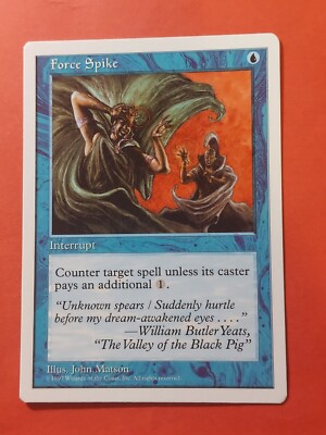 1997 Magic The Gathering 5th Edition #88 Force Spike, C, NF, cd1 | eBay