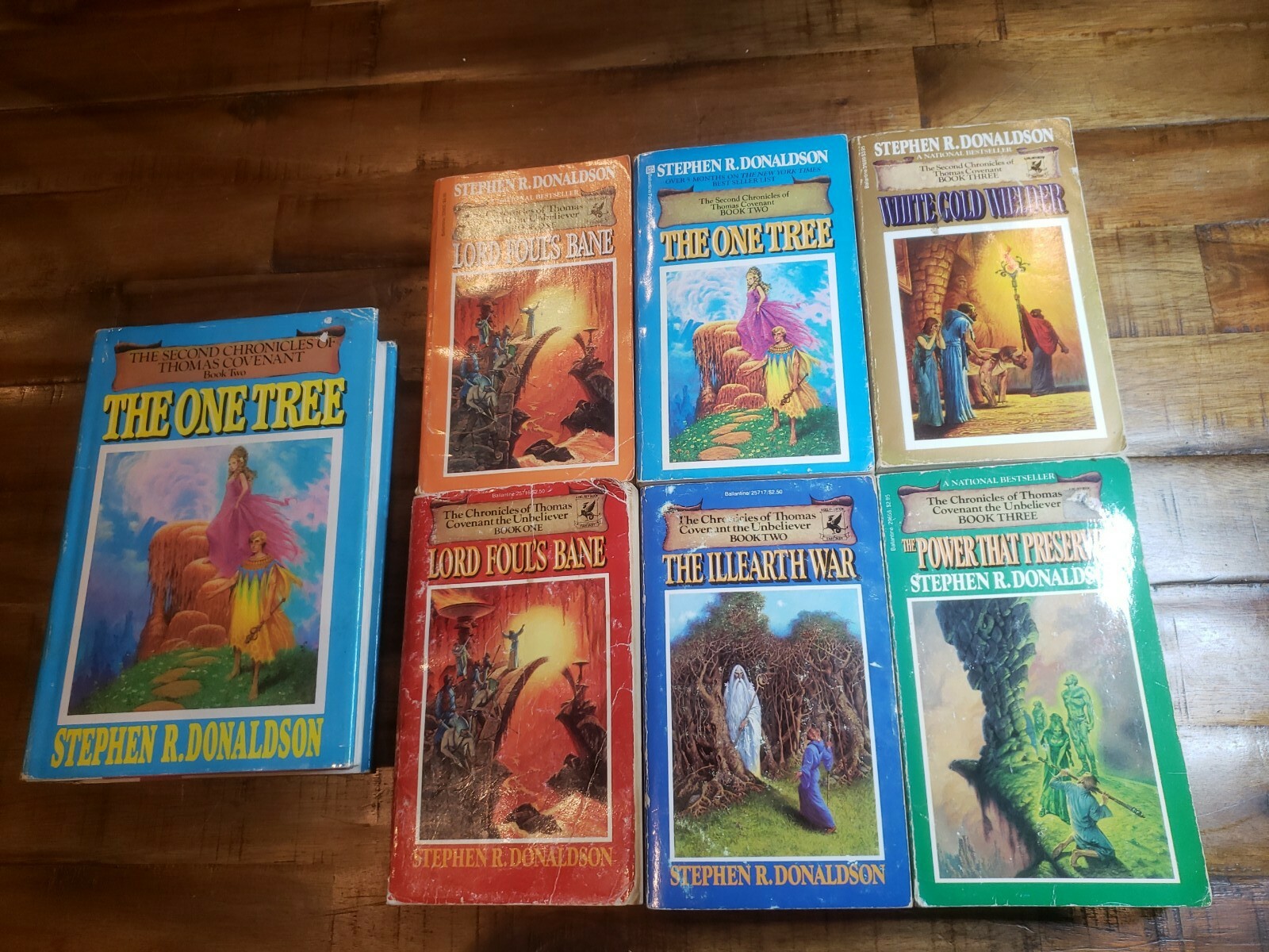 Lot of 7 Chronicles of Thomas Covenant Books. Some 1st editions. | eBay