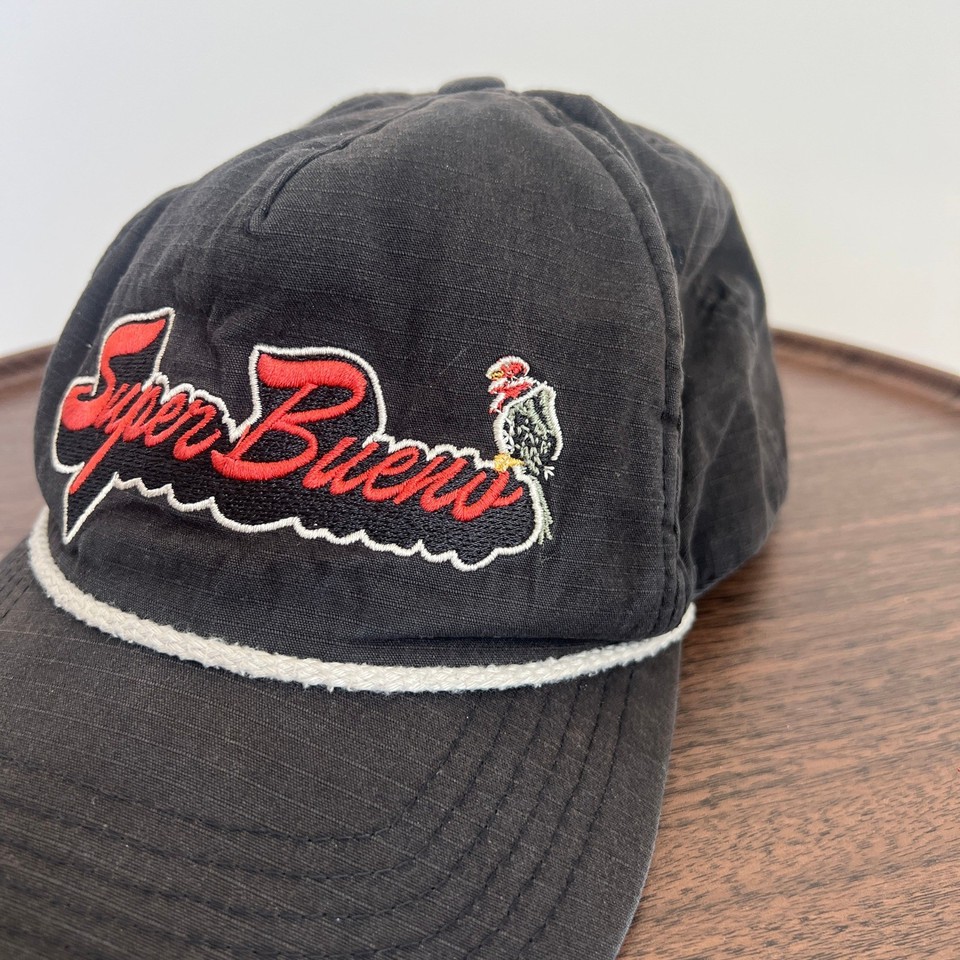 Howler Brothers Super Bueno Black Rope Hat Bird Logo Adjustable ...