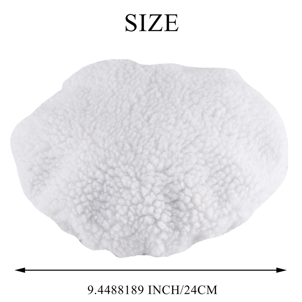 2X(Pack of 4 10 INCH BONNET POLISHER POLISH PAD POLISHING BUFFING ...