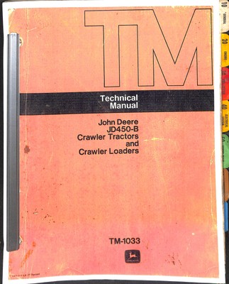 John Deere JD450-B Crawler Tractors and Crawler Loaders Technical ...