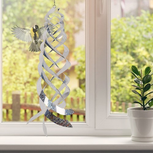 1/3pcs Hanging Reflective Bird Deflectors Bird Spiral Reflector Scare ...