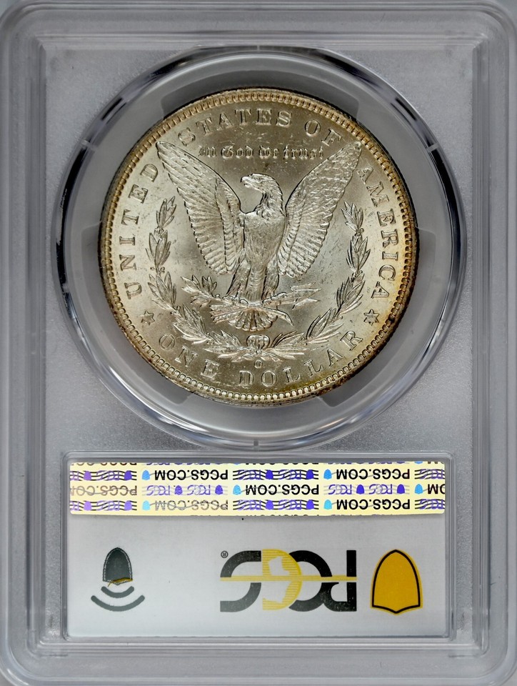 1886-O Morgan Silver Dollar PCGS MS62 Rare Mint State Brilliant Luster ...