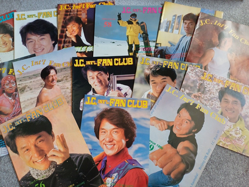 Jackie Chan International Fan Club - Collection of 14 Rare Magazines | eBay