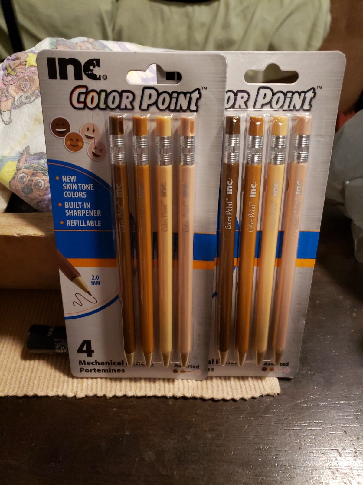 Inc: Color Point Mechanical Pencils 2.0mm Skin Tone Assorted Colors ...