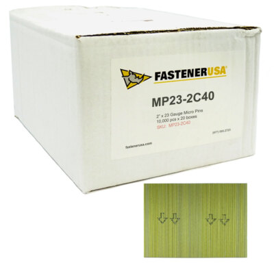 2" MICRO PIN NAILS 23GA GALV 200,000ct | MP23-2C40 | eBay