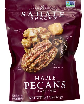 Sahale Snacks Maple Pecans Walnuts Apples Cherries Glazed Trail Mix, 13 ...