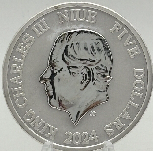 2024 $5 Niue Silver 5 Dollars 2 oz 0.999 Silver Hawksbill Turtle Coin ...