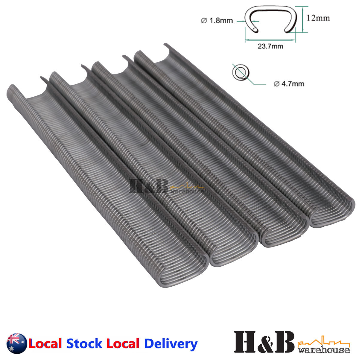 C24 24mm Hog Ring Gun Pneumatic Air Galvanised C Clip Fence Ringer ...