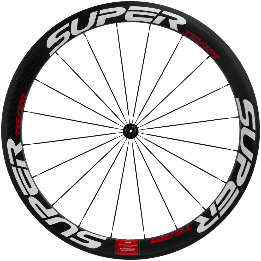 UCI 700C 50mm Carbon Wheelset Road Bike Superteam Clincher 23mm/25mm ...