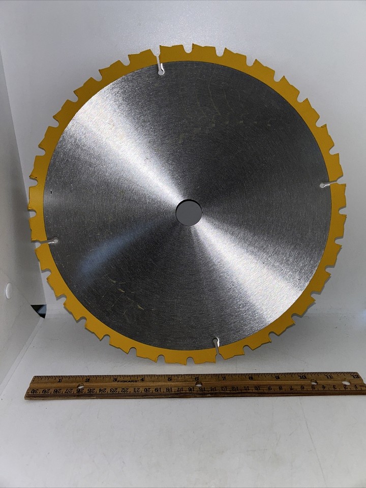 DEWALT (DW3123) Construction 12 in. 32-Teeth Thin Kerf Miter Slide ...