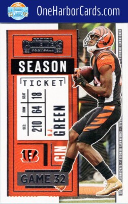 2020 Panini Contenders Cincinnati Bengals #84 A.J. Green | eBay