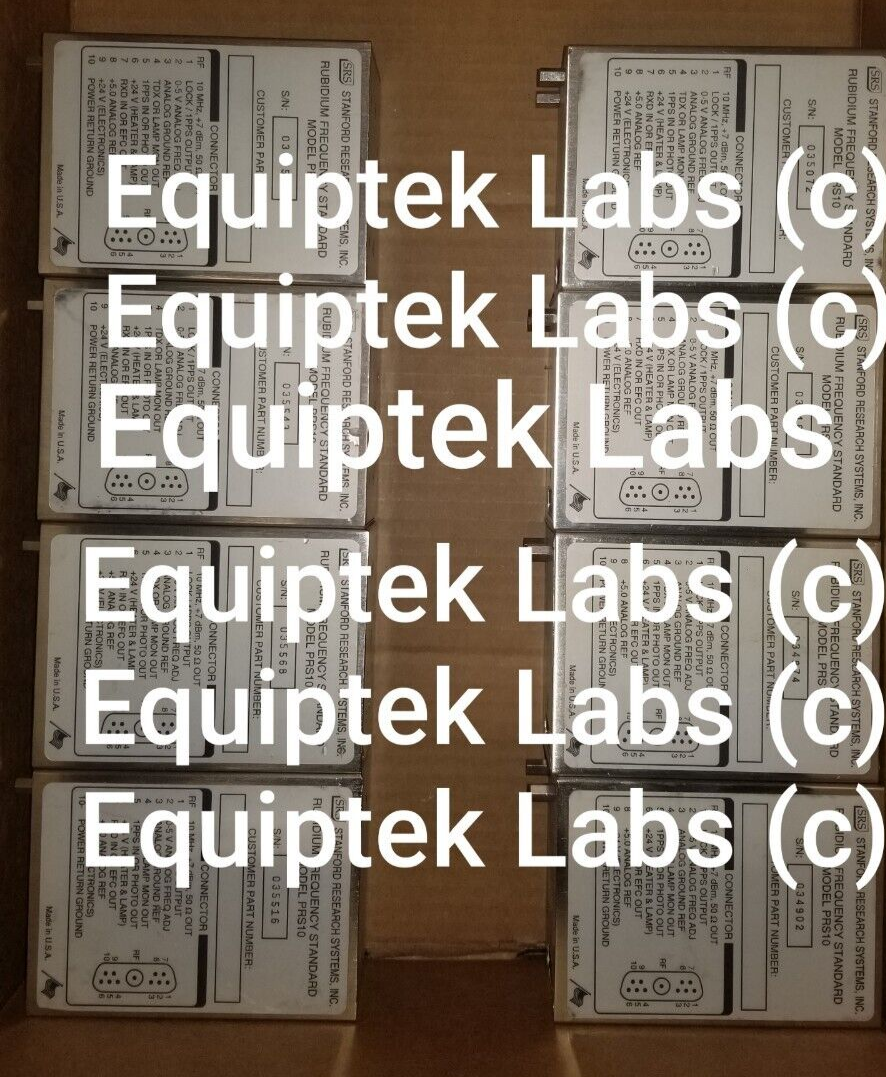 Stanford Research PRS10 Rubidium Frequency Standard TESTED OK 10 min ...