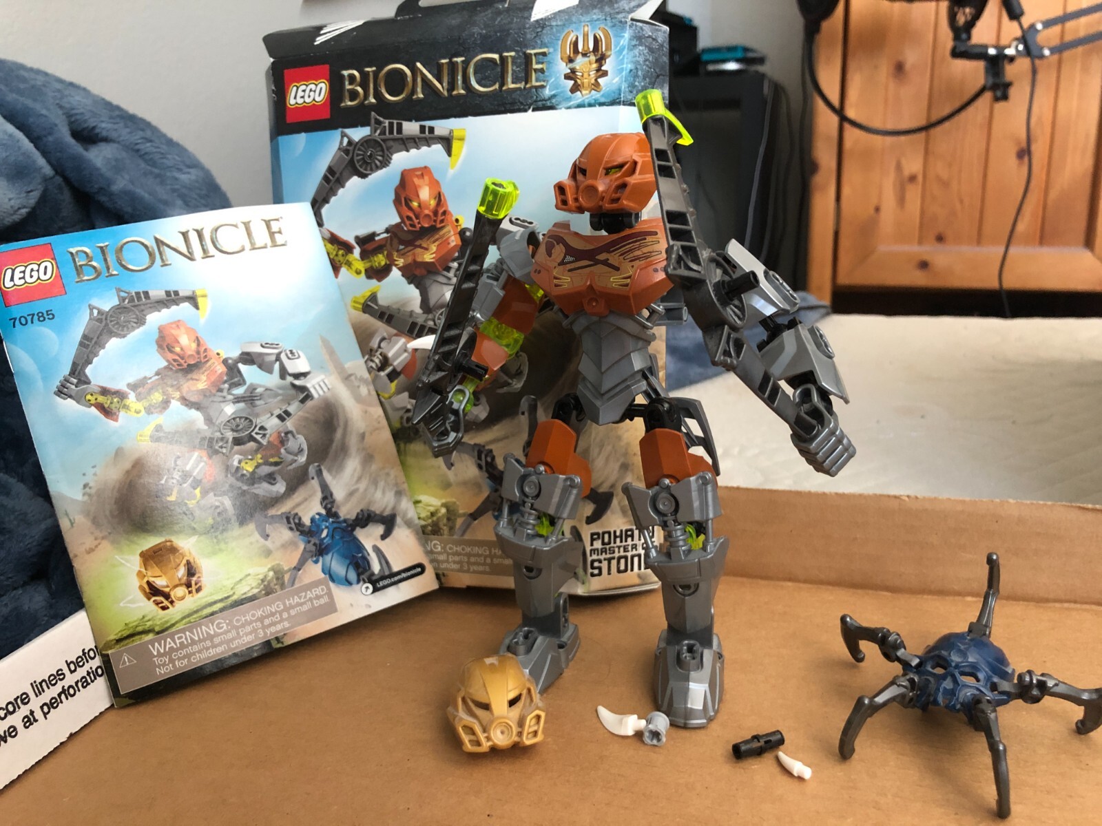 LEGO BIONICLE: Pohatu - Master of Stone (70785) Complete w/ Box ...